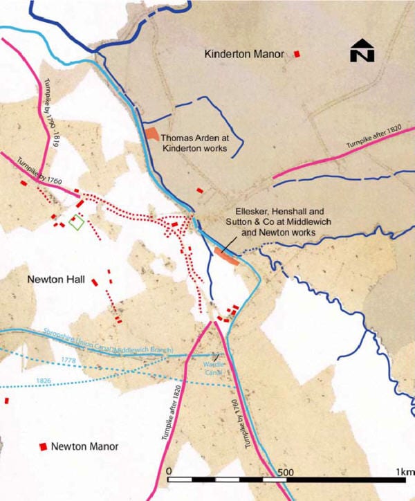 Map - The 1850 map | Middlewich Heritage Trust
