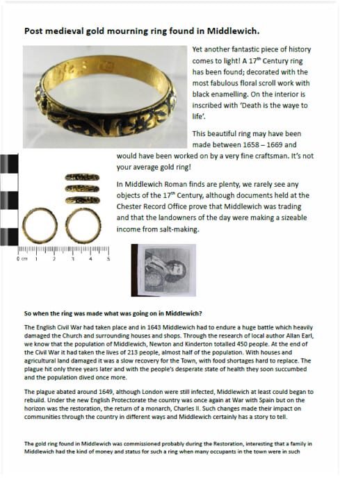 Gallery - Archaeological and Historical Background | Middlewich ...